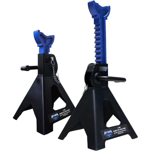 Jack Stands 3 Ton with Double Locking Heavy Duty 11.2"-16.8" Adjustable ...