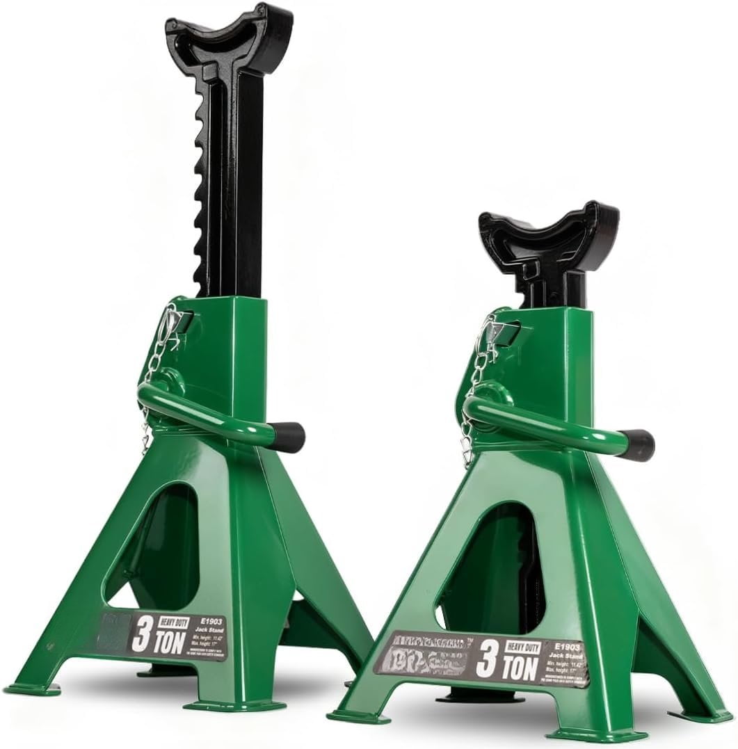Jack Stands 3 ton, Jack Stand with Double Locking Pins 6000 lbs ...