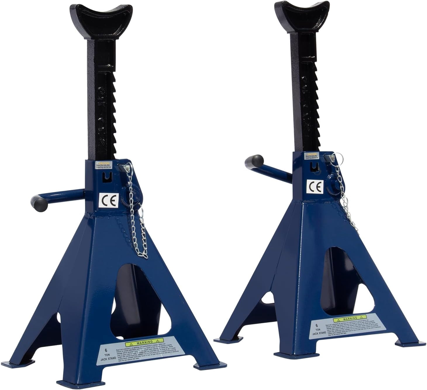 Jack Stands 6 Tons (13,000 lbs) Capacity, 16.7"- 23.8" Lifting Range ...