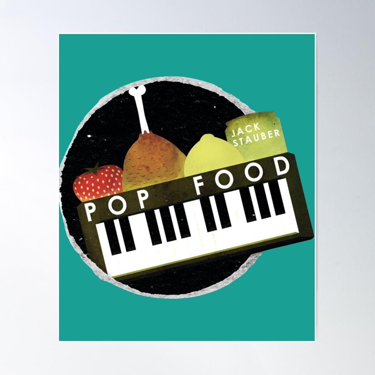 Jack-Stauber-Merch Pop Food Poster Wall Art, Modern Wall Decor For ...