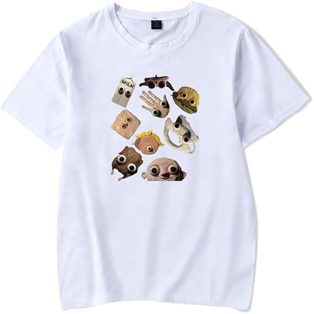 Jack Stauber Merch T-shirt Cute Print Casual Short Sleeves Men And ...