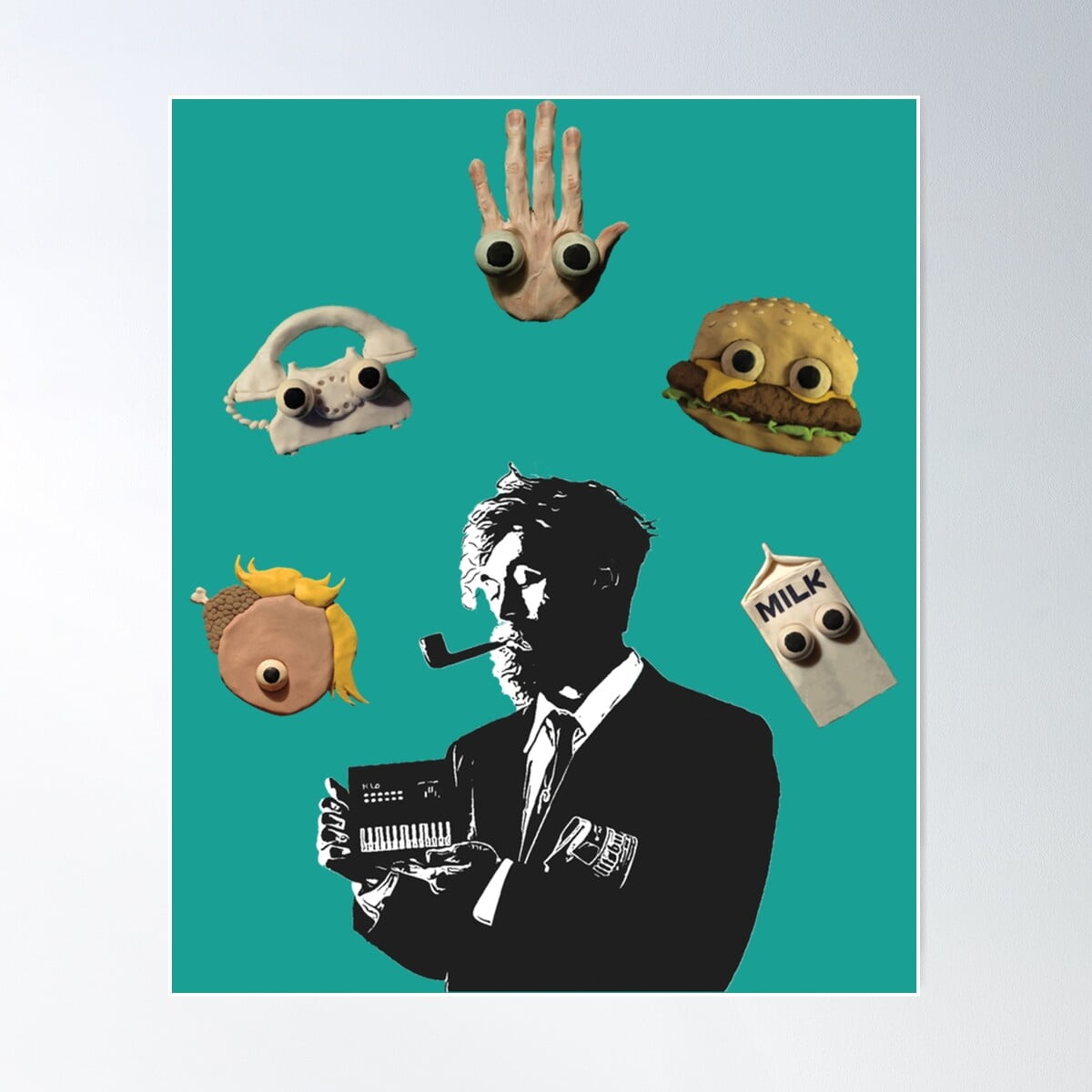 Jack Stauber Mix Poster Wall Art, Modern Wall Decor For Living Room ...