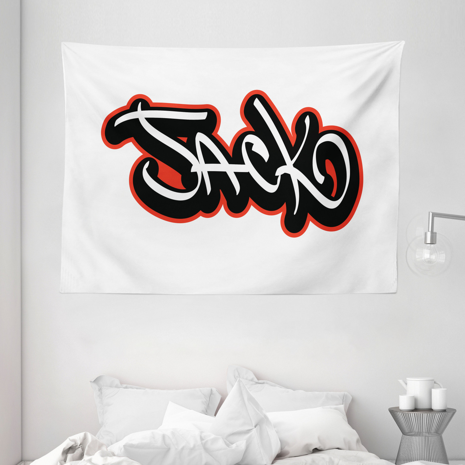 Jack Tapestry, Graffiti Font Style Male Name Hip-hop Design Urban ...