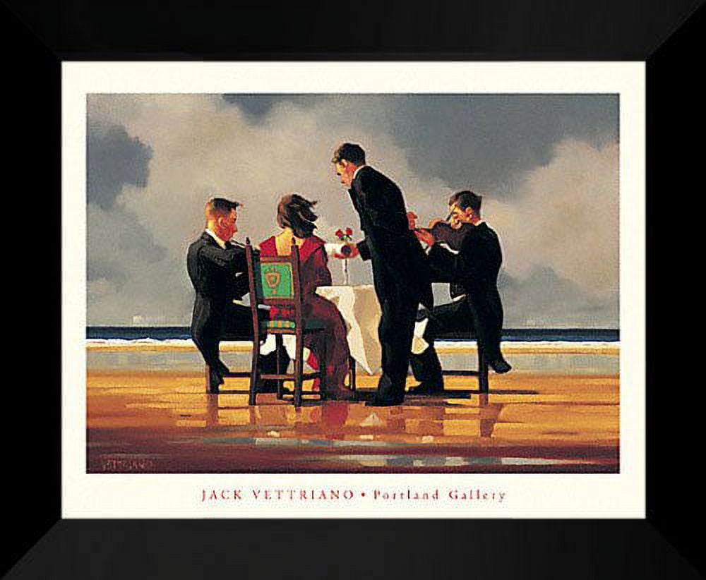 Jack Vettriano Framed Art Print 24x20 "Elegy for a Dead Admiral ...