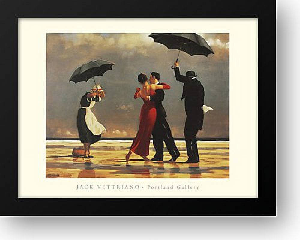 Singing Butler 36x28 Framed Art Print by Vettriano, Jack - Walmart.com