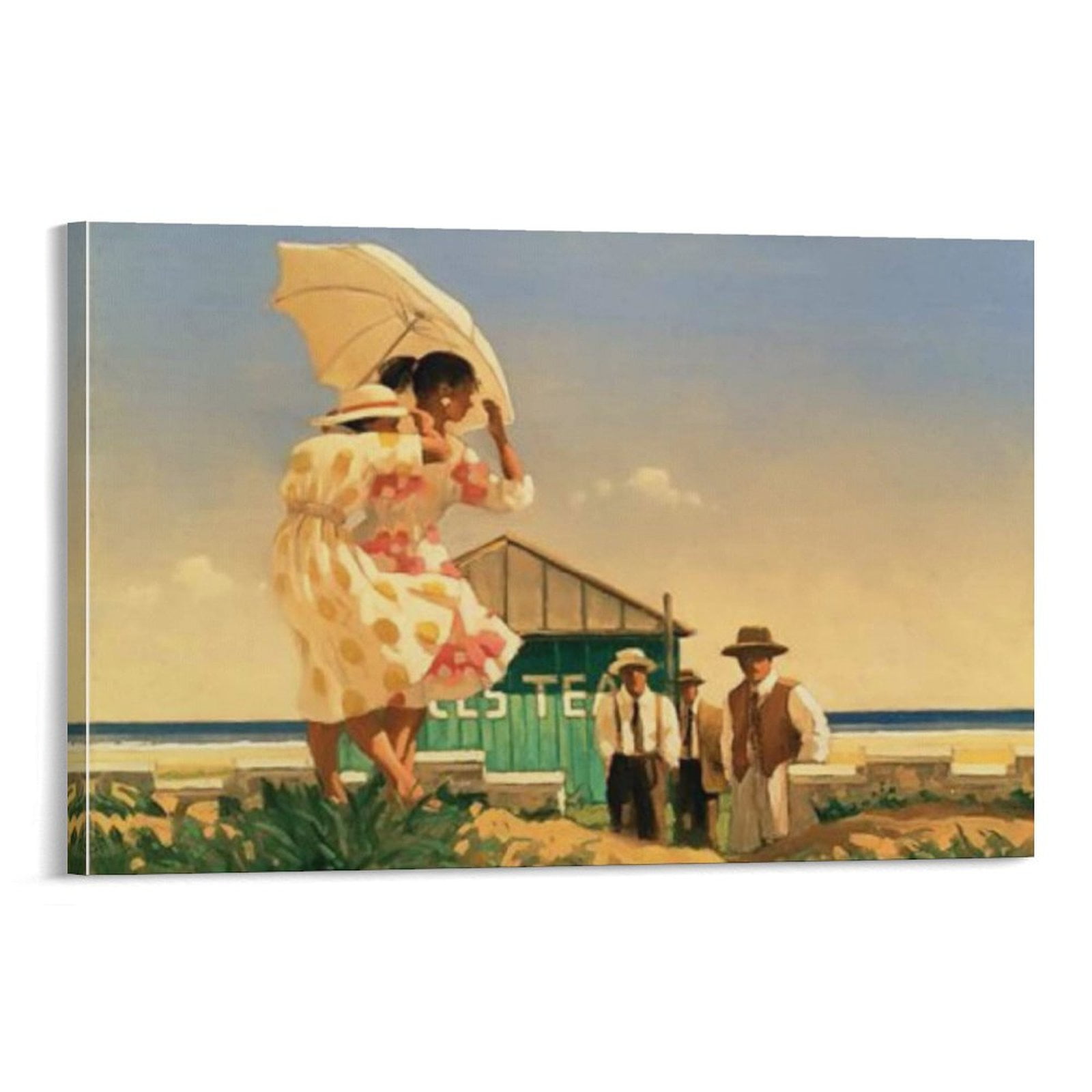 Jack Vettriano Print Painting A Very Dangerous Beach Wall Art Poster ...