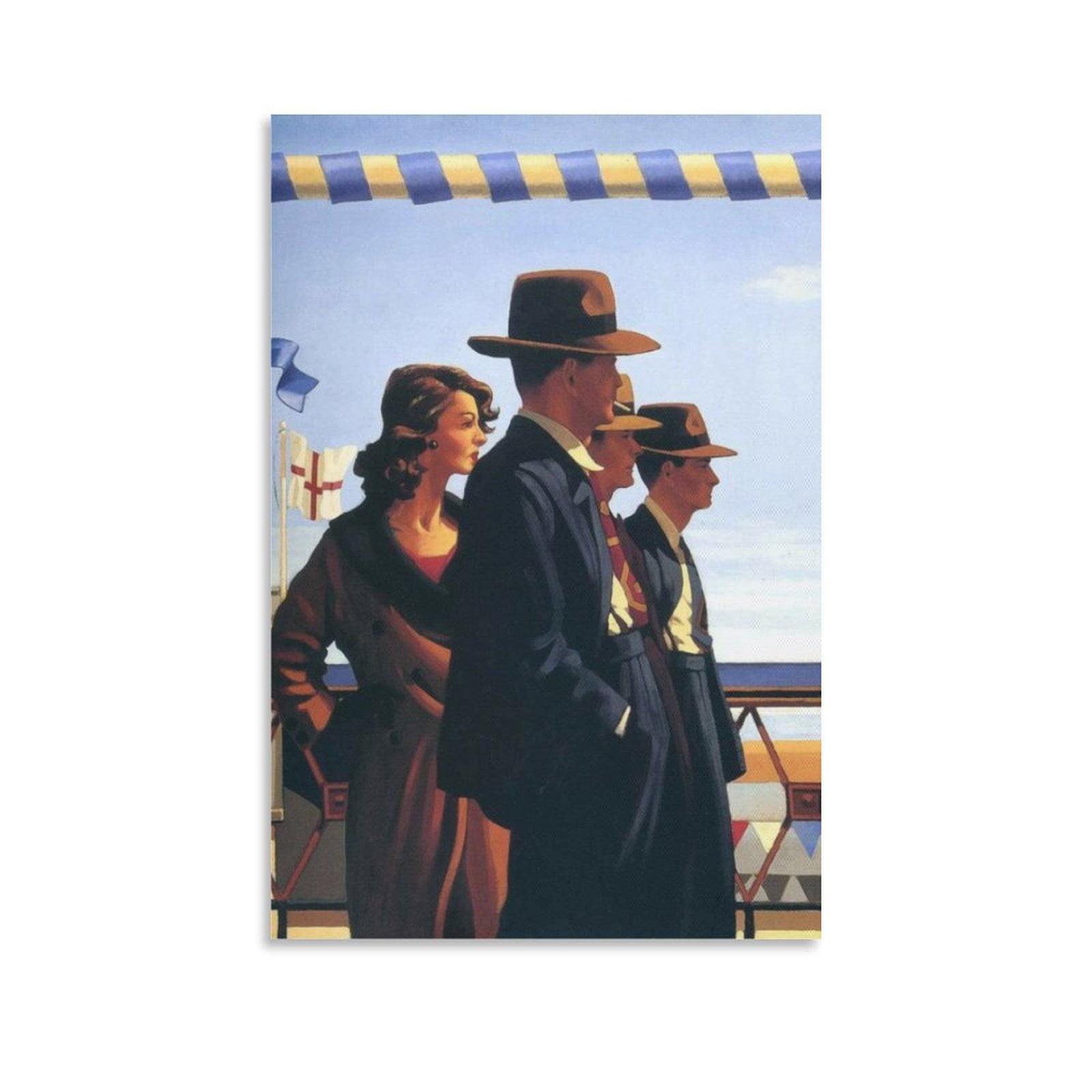 Jack Vettriano Print Painting Defenders of The Virtue Artworks Picture ...