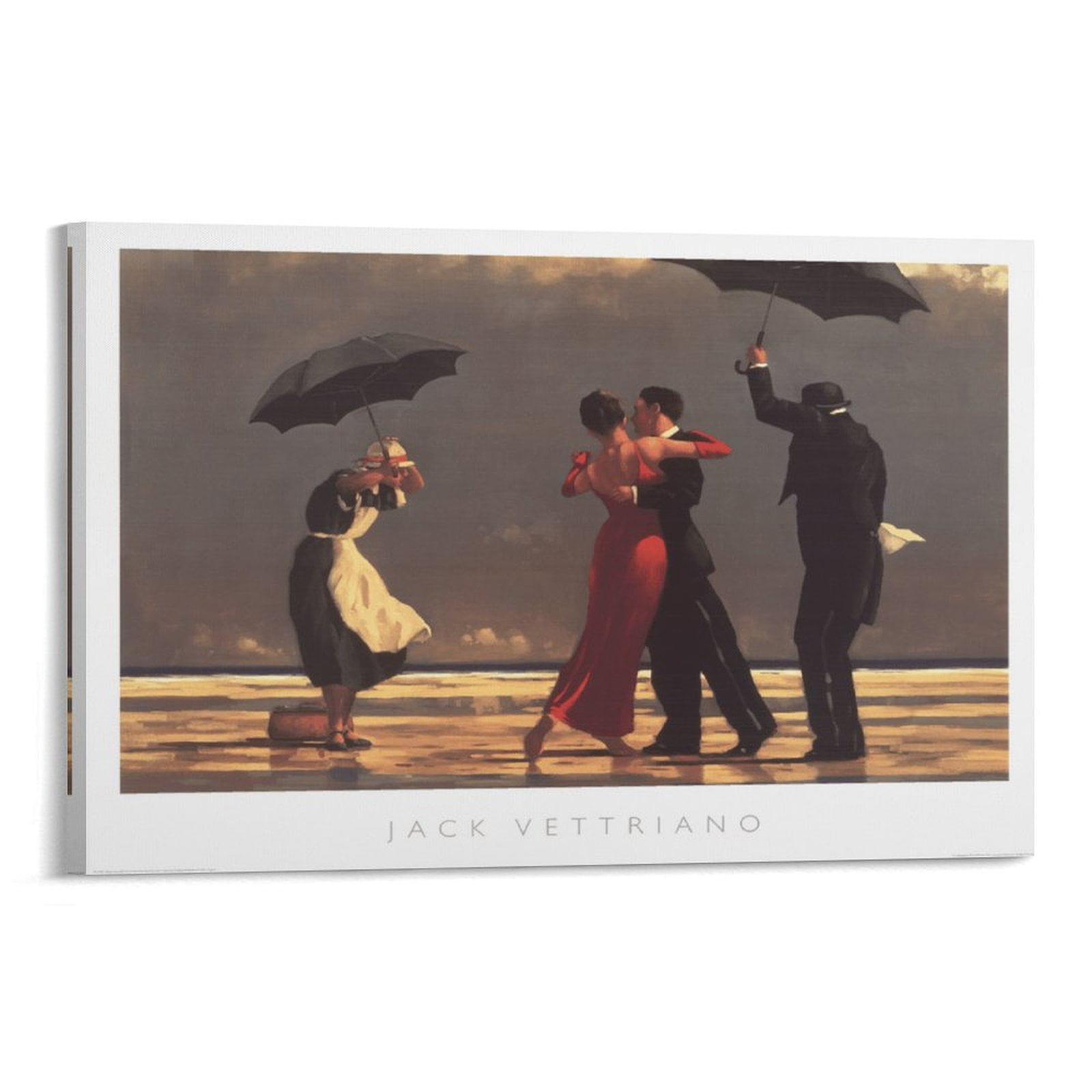 Jack Vettriano Print Painting The Singing Butler, 1992 Canvas Wall Art ...