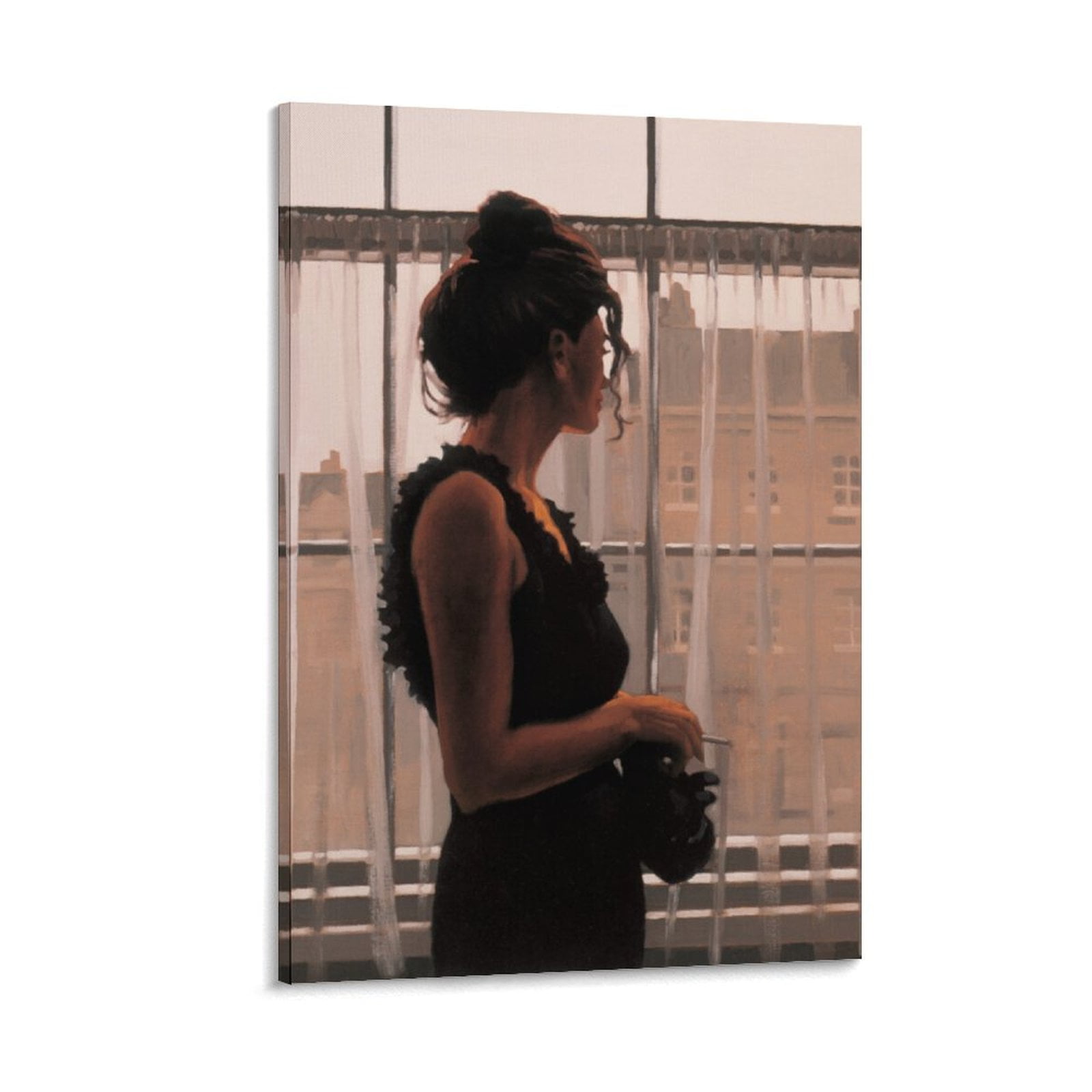 Jack Vettriano Print Painting Yesterday's Dreams Artworks Canvas Poster ...