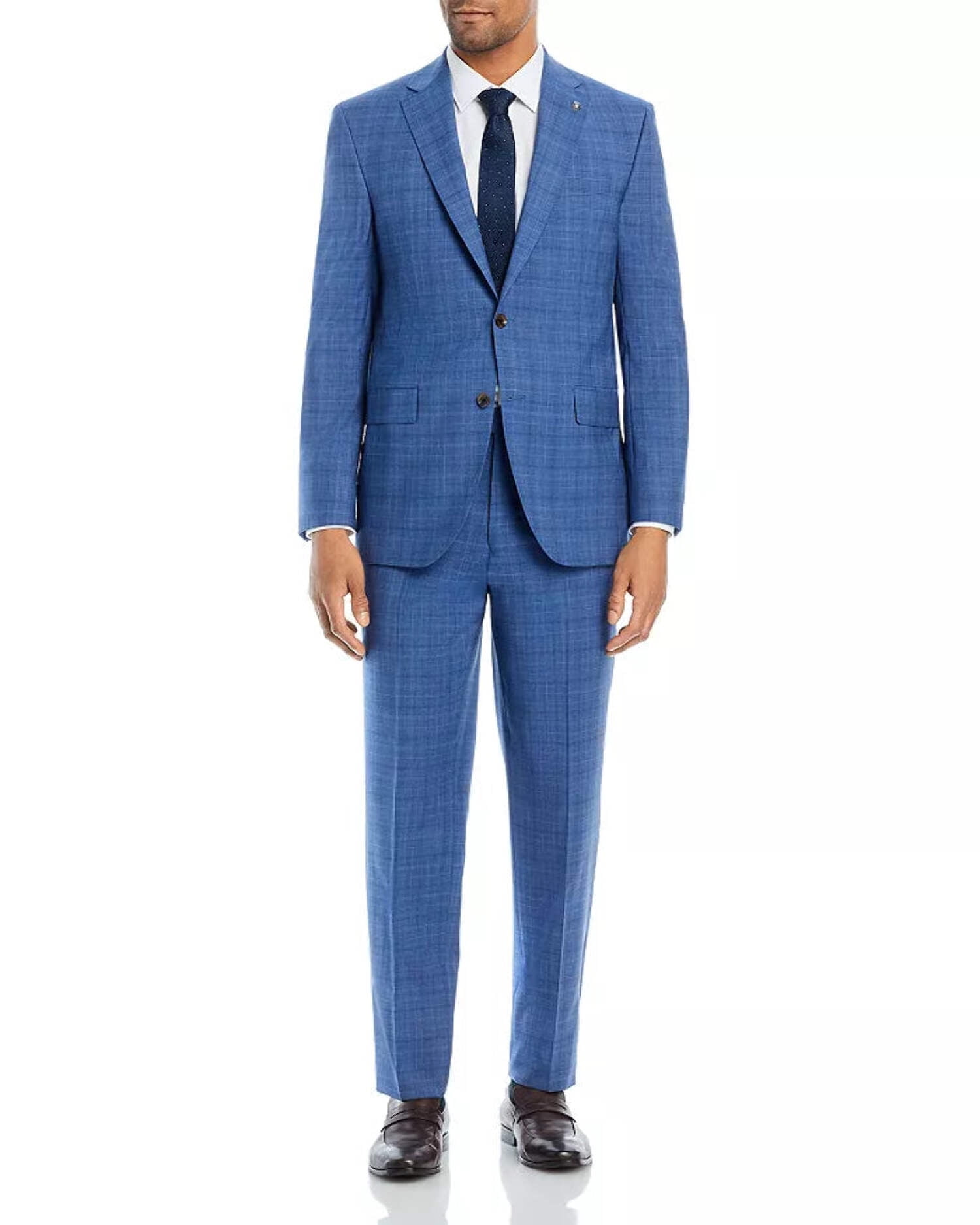 Jack Victor Napoli Plaid Regular Fit Suit - Walmart.com