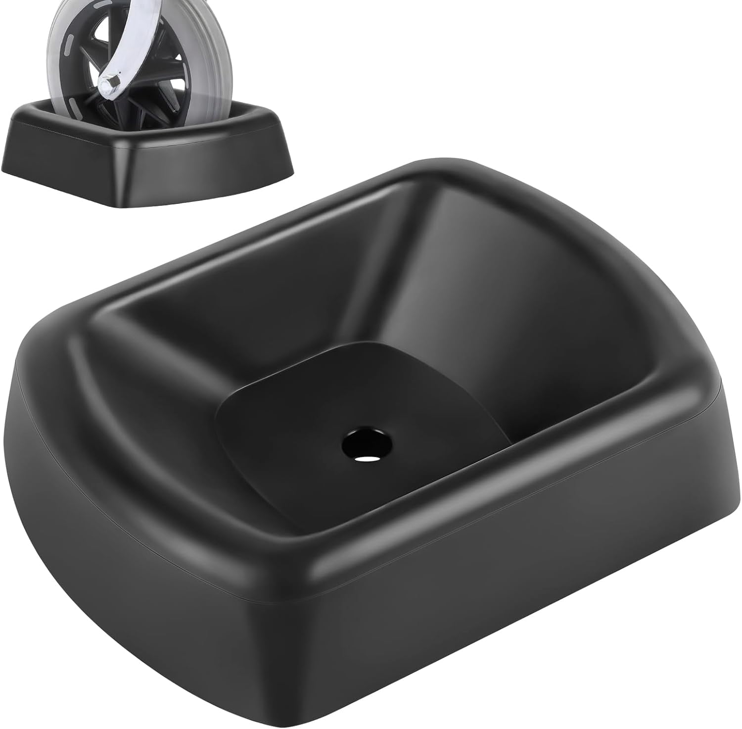 Jack Wheel Chock, Trailer Wheel Chock Rubber Jack Caster Wheel Dock, 6 ...