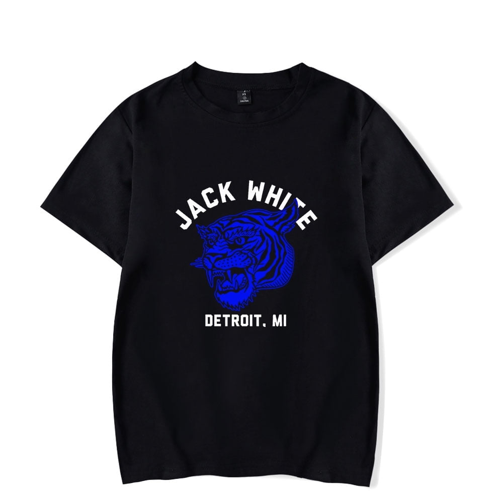 Jack White Merch T-Shirt Tiger Logo Tee Short Sleeve T Shirts - Walmart.com