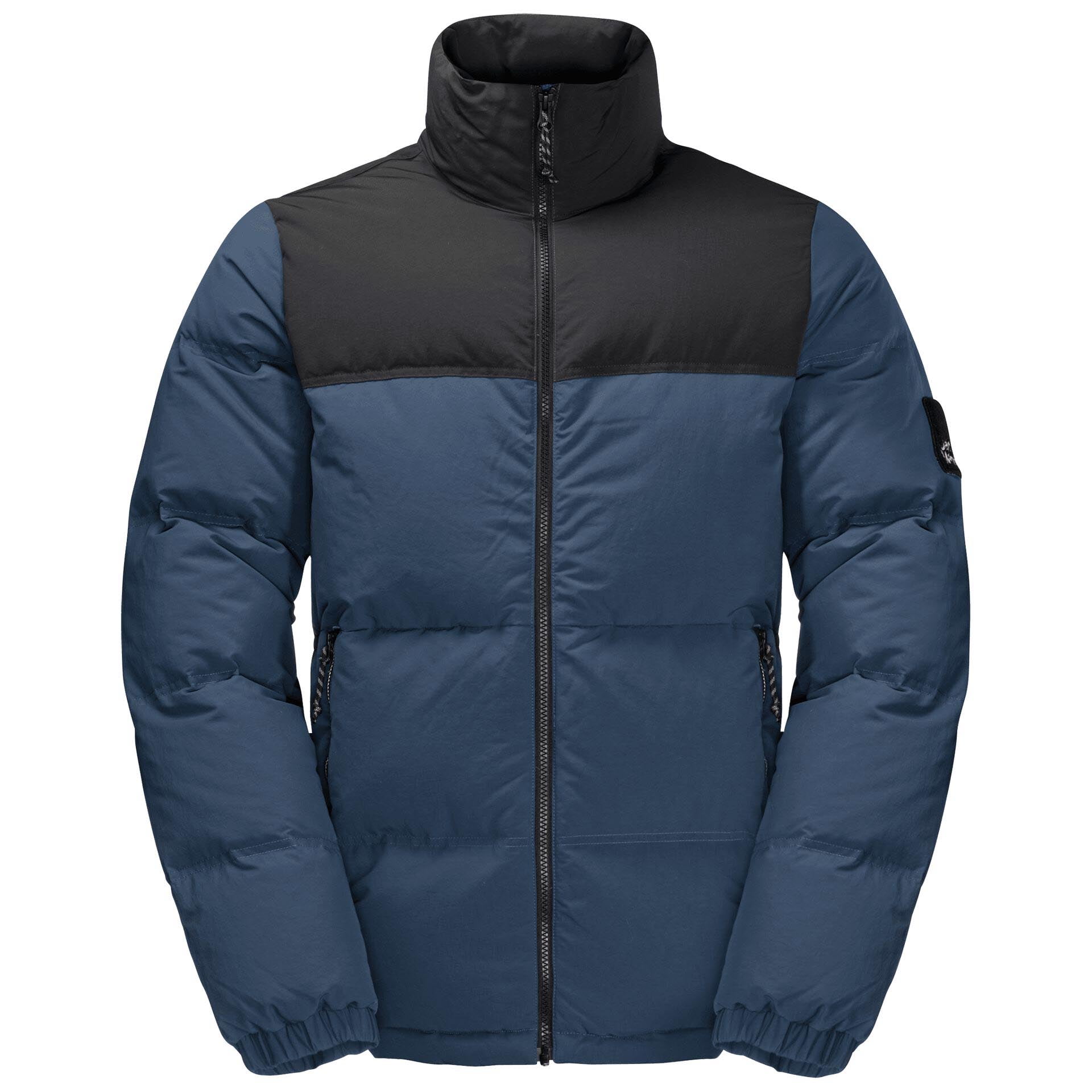 Jack Wolfskin Alex Down Padded Mens Outdoor Jacket Thunder Blue/Black - M - Walmart.com