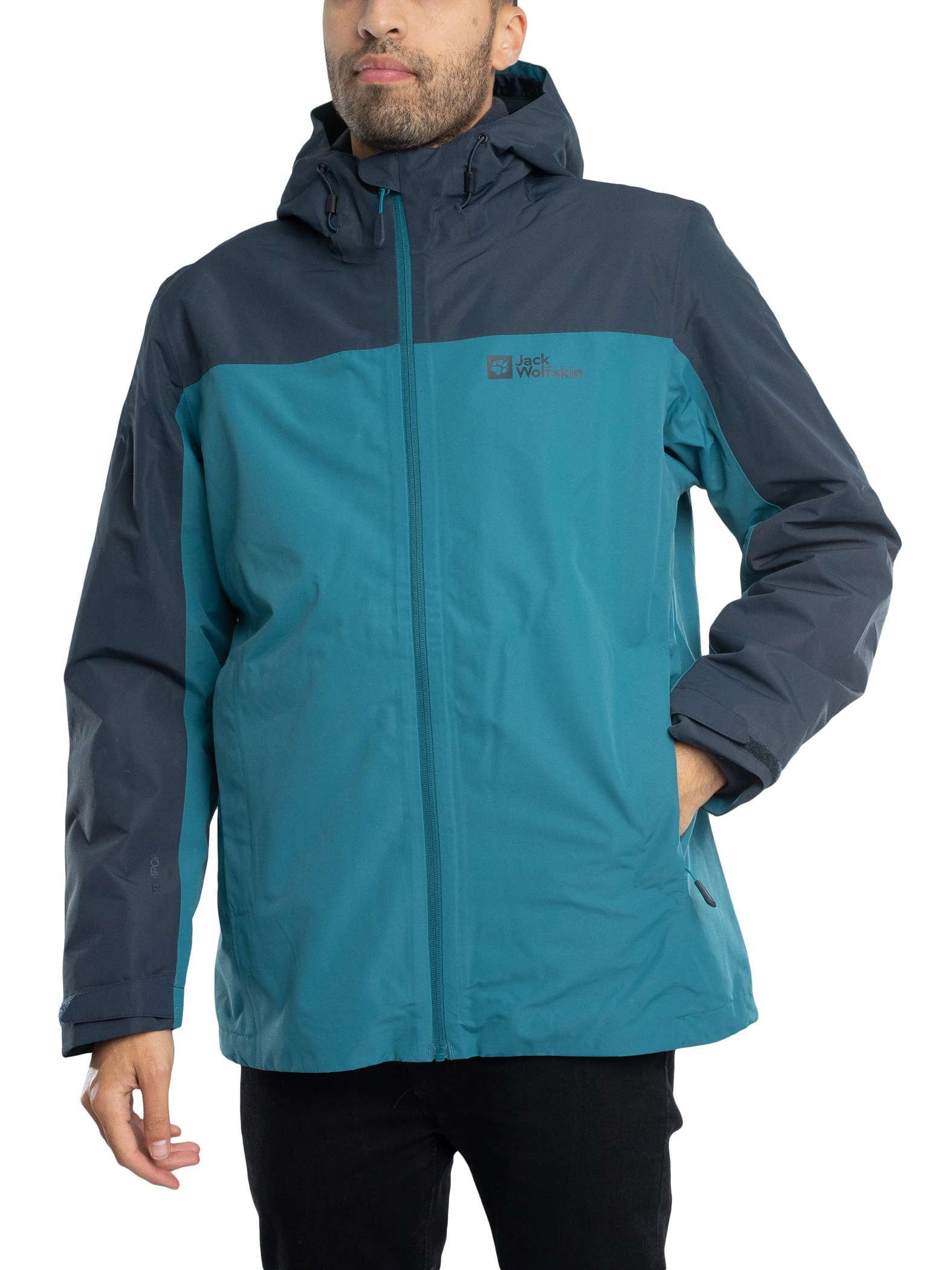 Jack Wolfskin Taubenberg 3in1 Jacket, Green - Walmart.com