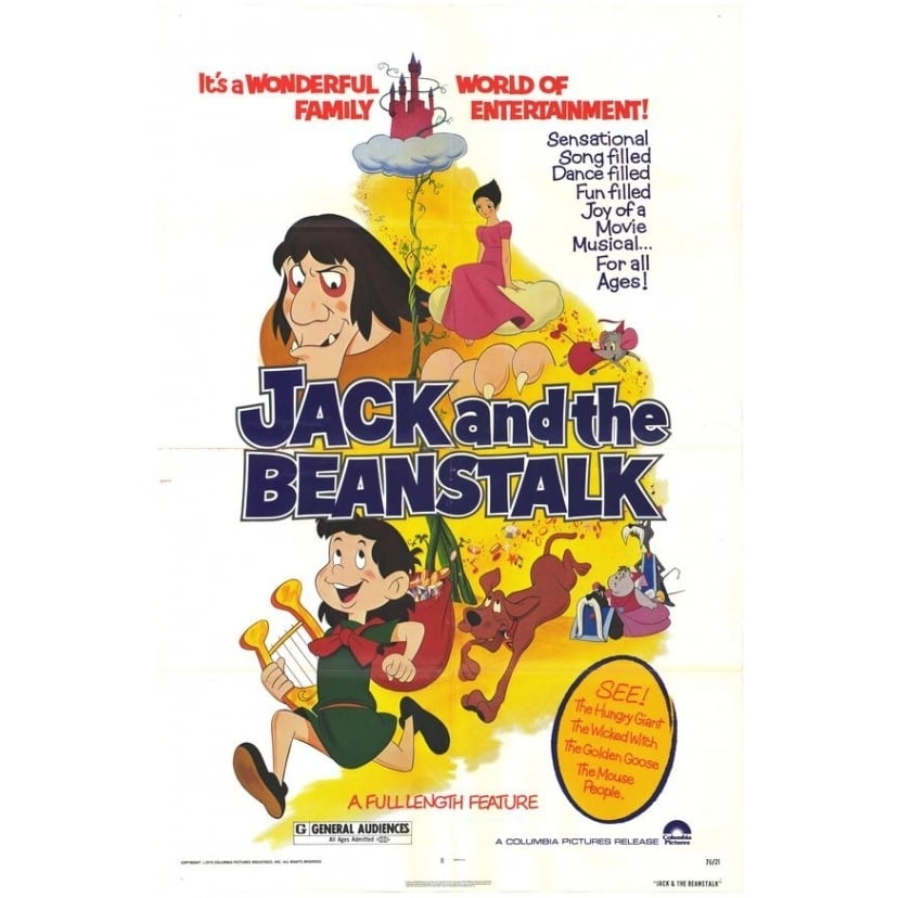Jack and the Beanstalk Movie Poster Print (27 x 40) - Item # MOVGH4301 - Walmart.com