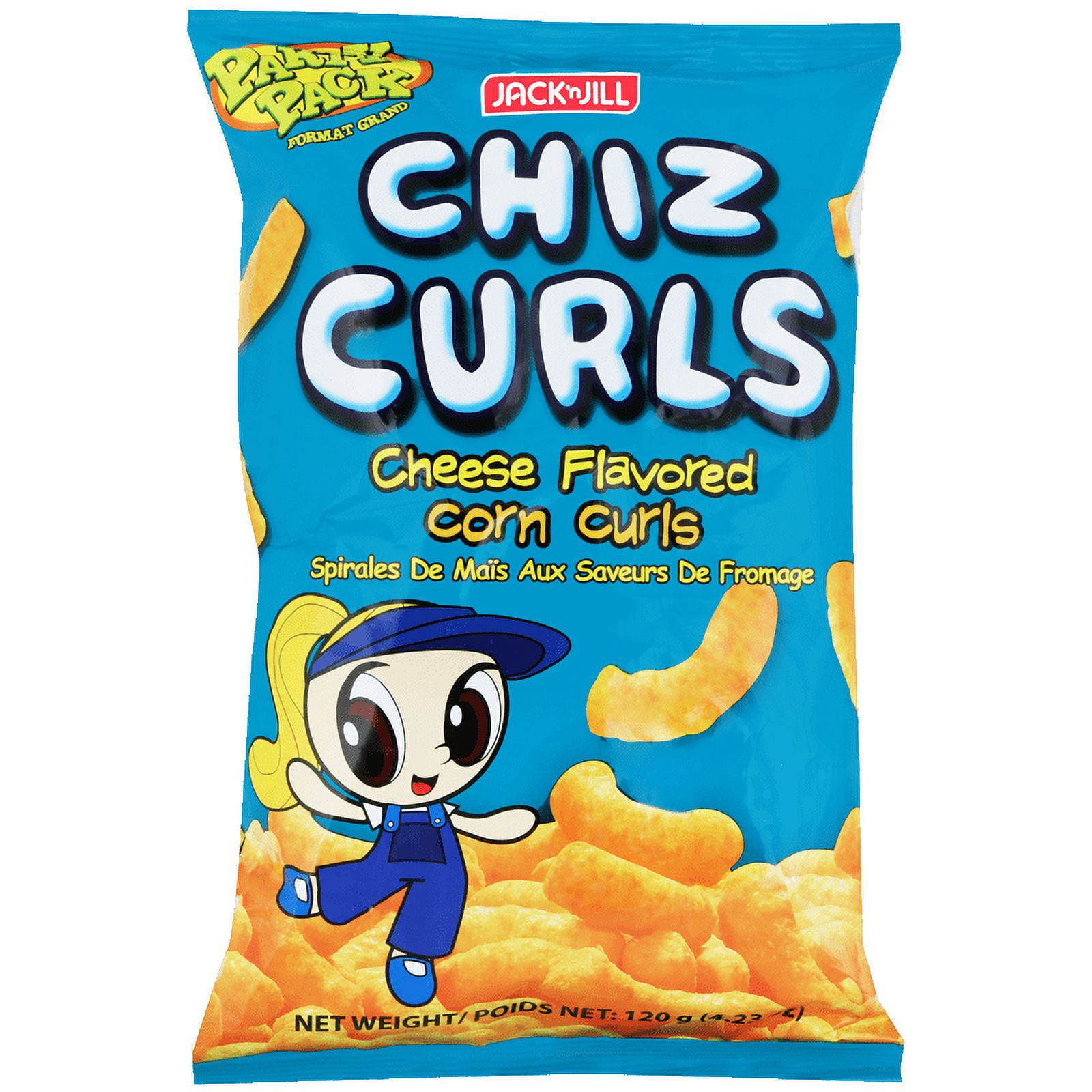 Jack 'n Jill Chiz Curls, 120g Pack - Walmart.com