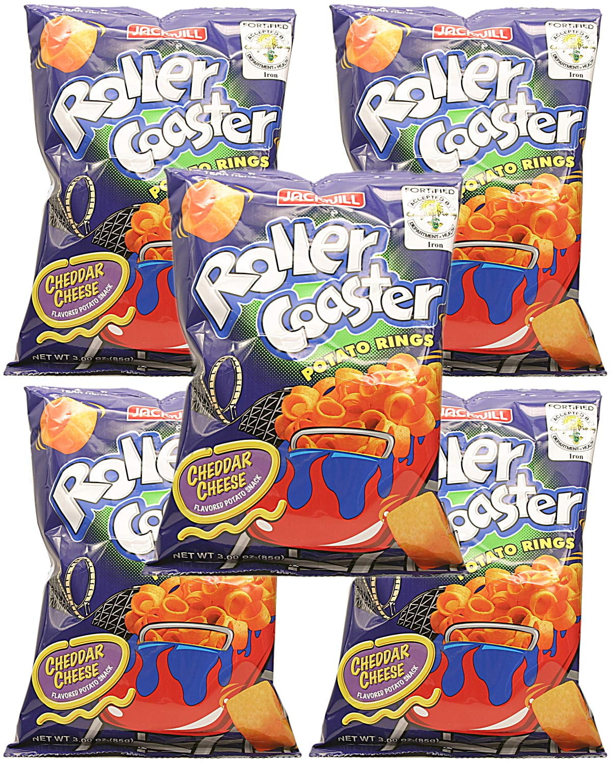 Jack'n Jill, Roller Coaster SAF21 Cheddar Cheese Potato Rings (Pack of ...