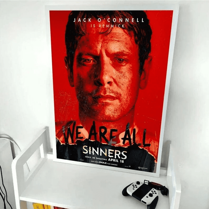 Jack o’connell sinners 2025 Movie Poster, Wall Art Home decoration ...