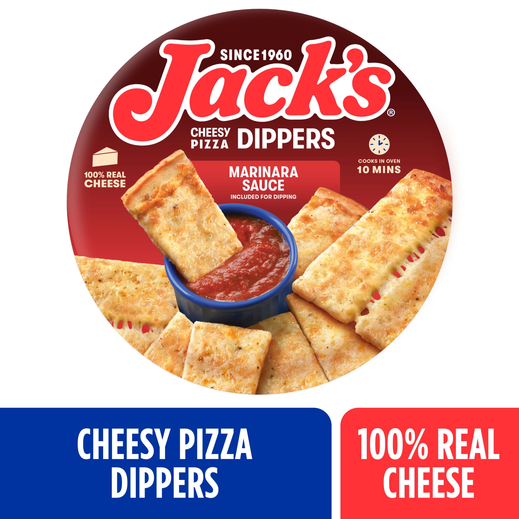 Jack’s Frozen Cheesy Pizza Dippers, Pizza Sticks, Cheese Bread, 17.9oz ...