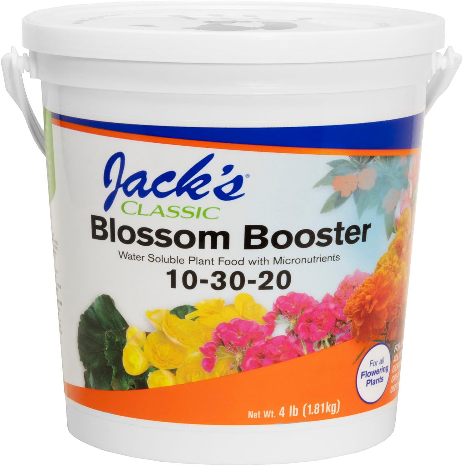 Jack's Classic 10-30-20 Blossom Booster Water-Soluble Fertilizer with ...