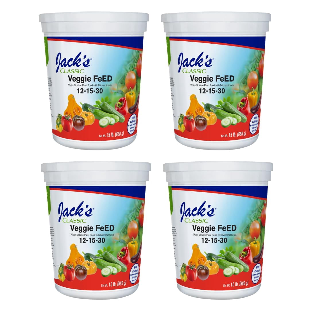 Jack's Classic 12-15-30 Veggie Feed Water-Soluble Fertilizer with ...