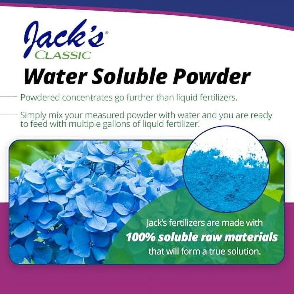 Jack's Classic 7-3-3 Hydrangea Blue Water-Soluble Fertilizer with ...