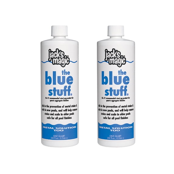 Jacks Magic, Pool Metal Remover, 2 Pack, 32oz Blue Solution Too ...