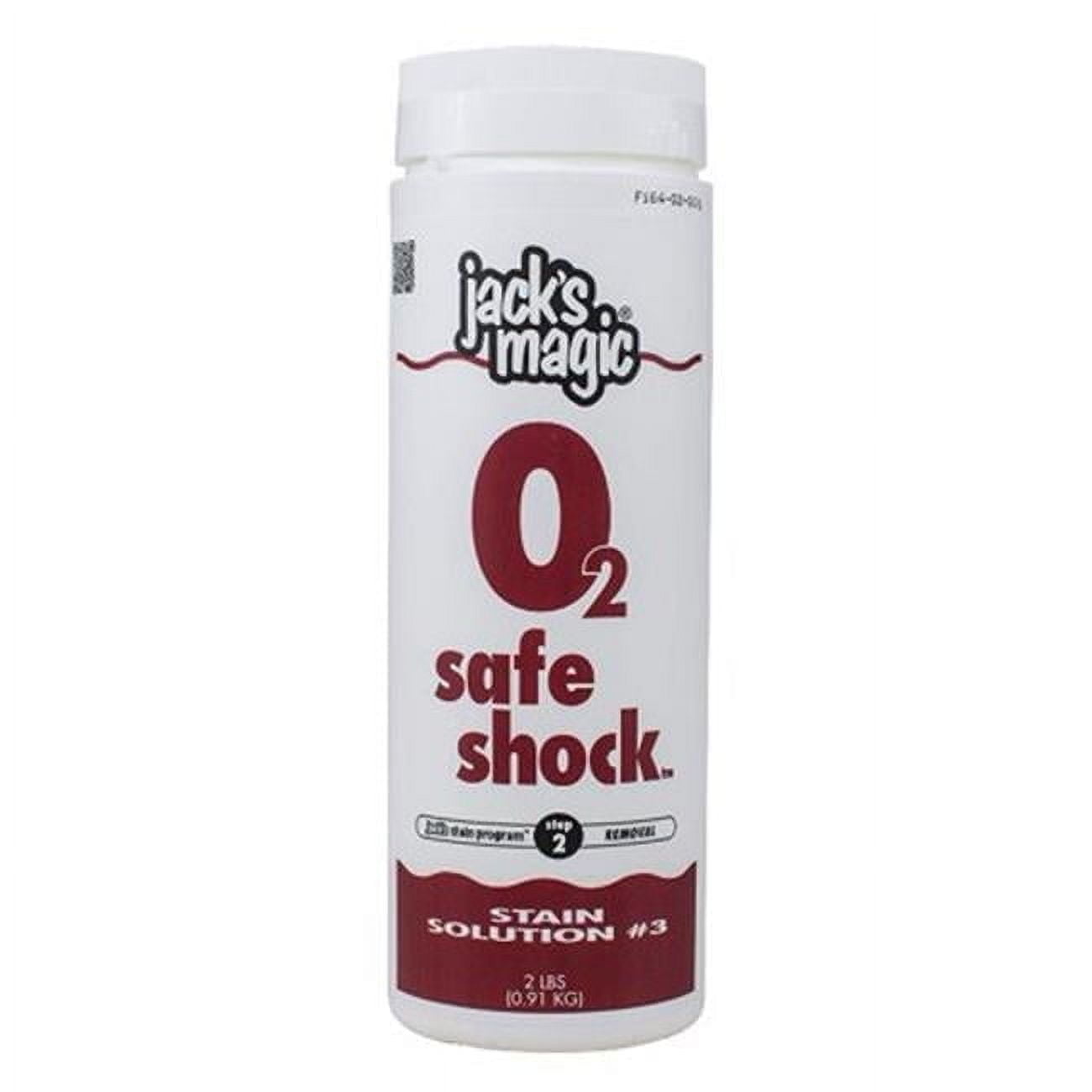 Jack's Magic Stain Solution #3 O2 Safe Shock Oxidizer 2lb Non-Chlorine ...