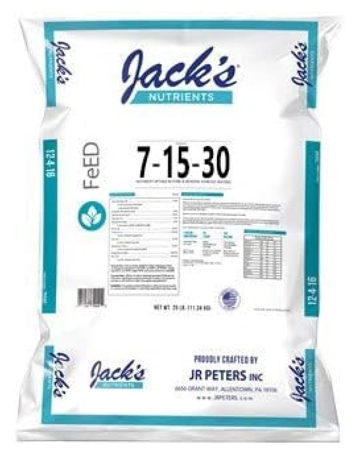 Jack's Nutrients 7-15-30 Finish Water-Soluble Fertilizer for Strong ...