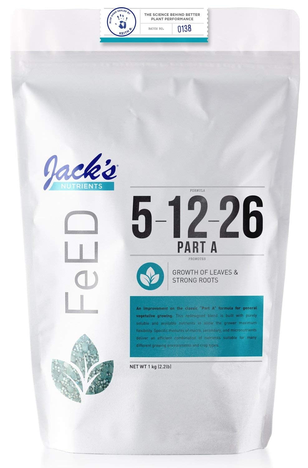 Jack's Nutrients Part A Formula, 5-12-26 Water-Soluble Fertilizer, 2.2lbs - Walmart.com