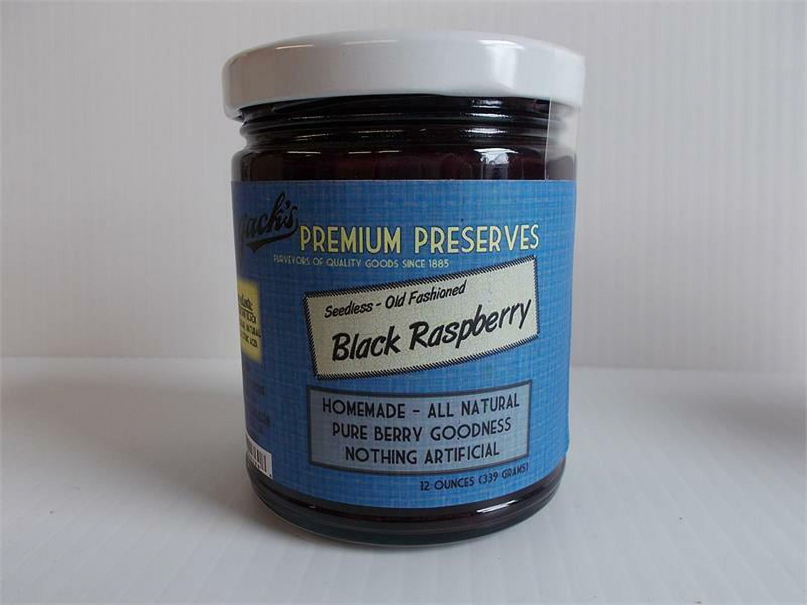 Jack's Premium Preserves Seedless Black Raspberry 12 oz - Walmart.com