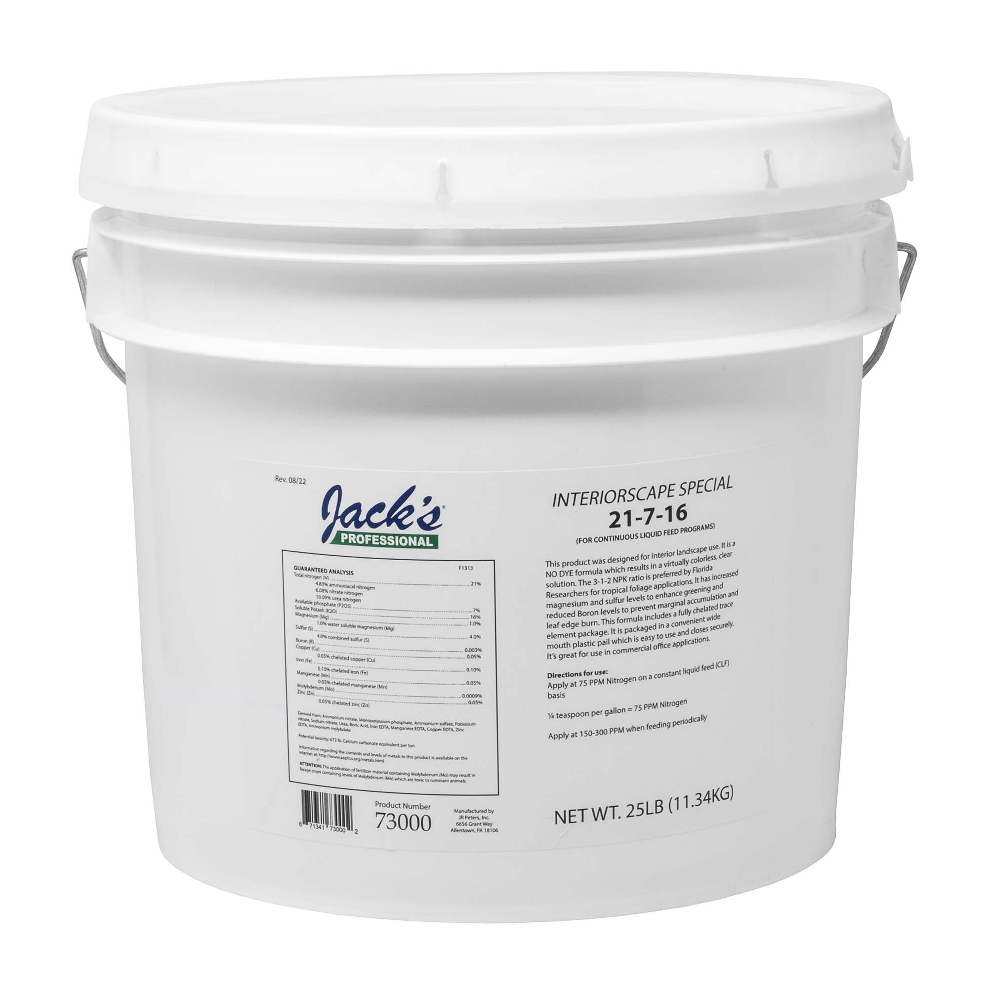 Jack''s Professional 21-7-16 Interiorscape Special Water-Soluble ...