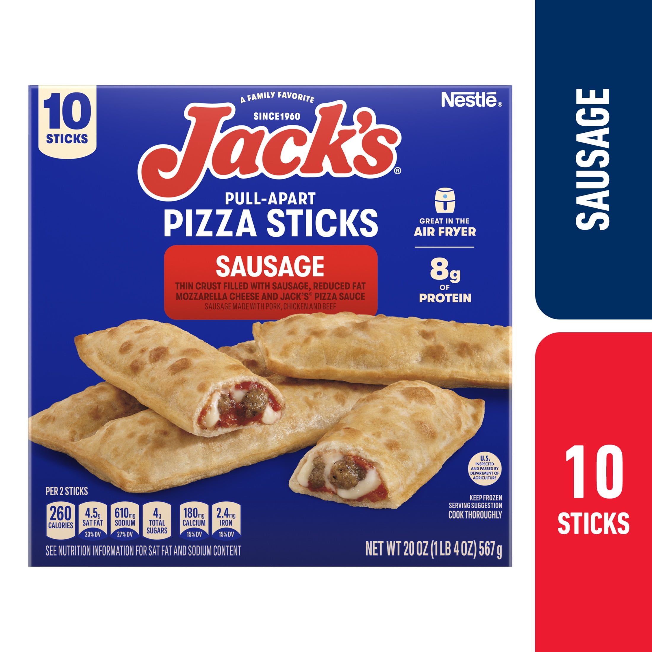 Jack's Sausage Pizza Stick Snacks, 20 oz (Frozen) - Walmart.com