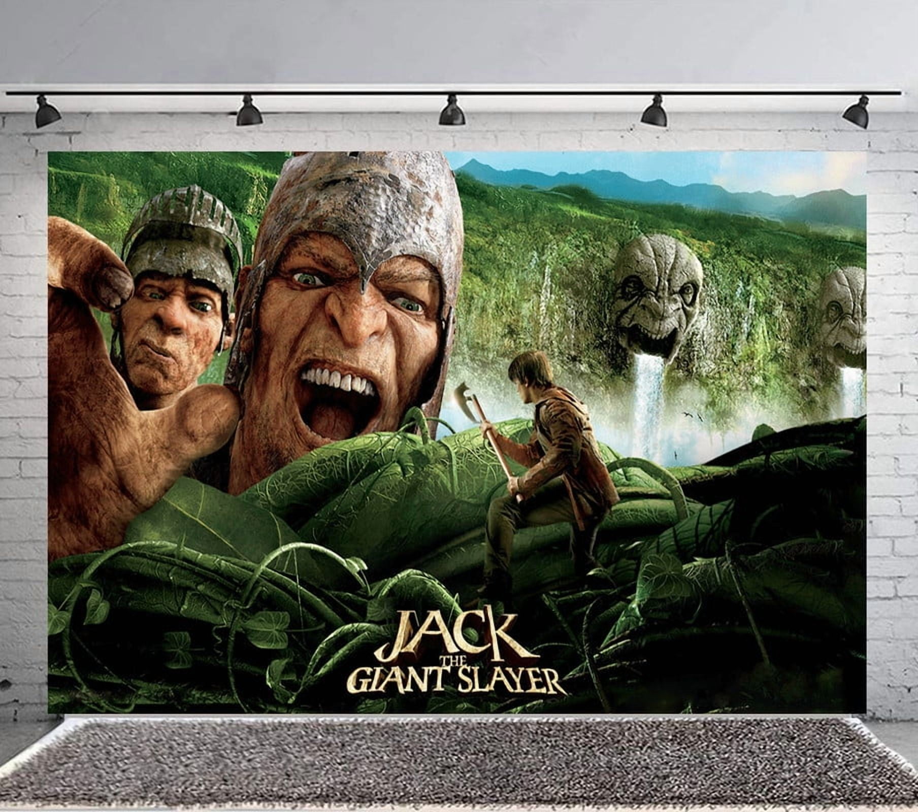 Jack the giant Slayer Backdrop Banner Party Supplies Poster Movie Theme ...