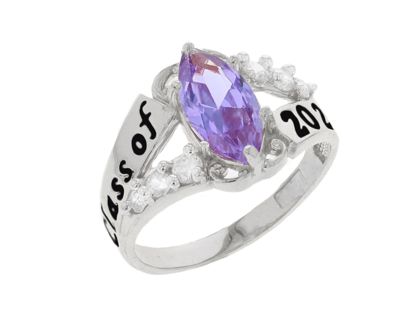 JackAni 14k Gold Simulated Alexandrite June Birthstone 2025 Class ...