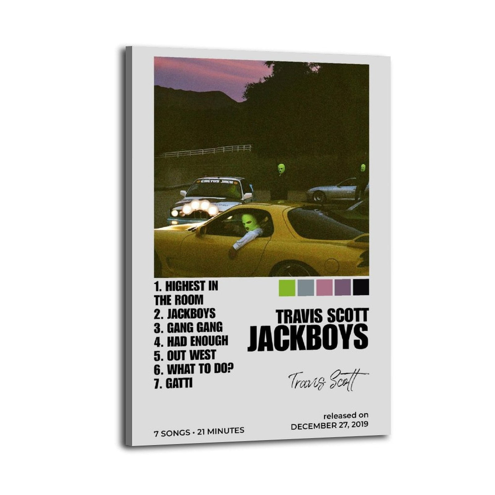 JackBoys Poster Decoration Vibrant High-end Wall Posters Retro Room ...