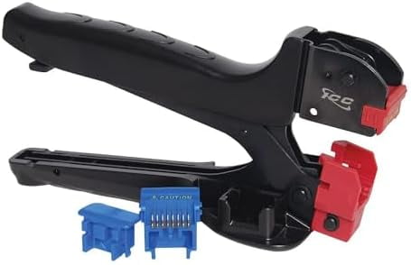 JackEasy 4-Pair Termination Tool forKeystone Jacks Only - Cat6a, Cat6 ...
