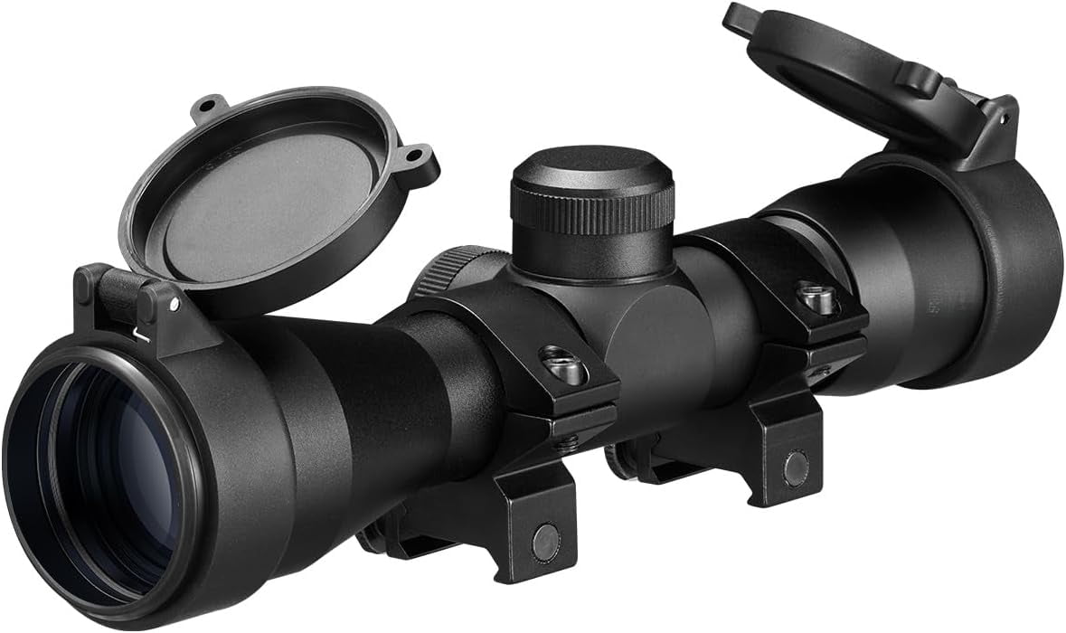 JackalHowl 4X32 Compact Rifle Scope for .22 Caliber Rifles with BDC ...