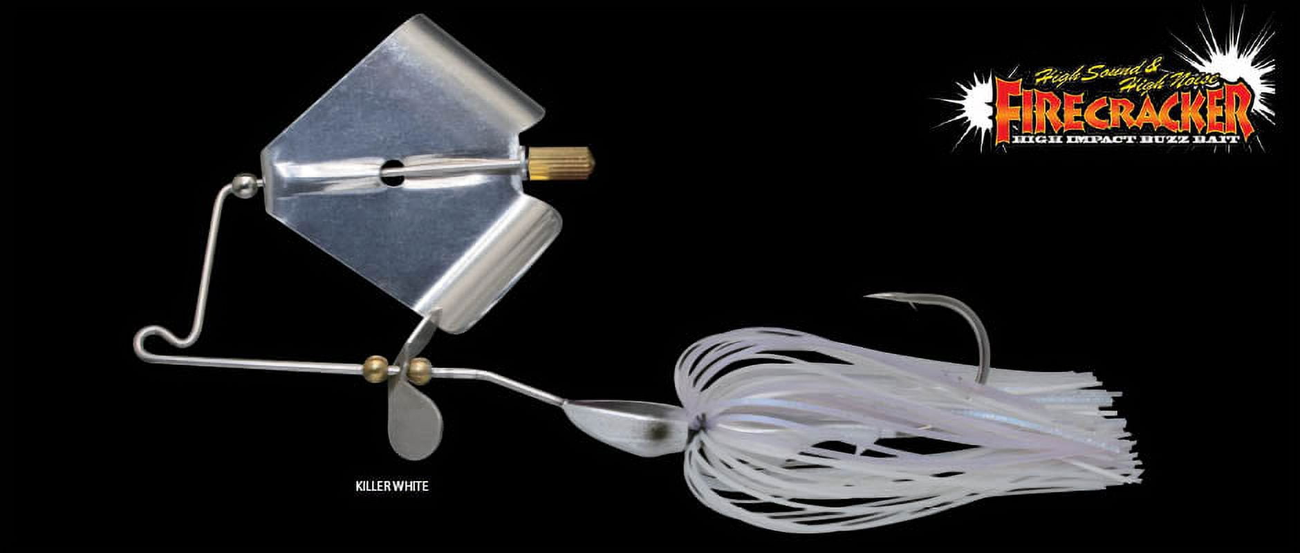 Jackall Fishing FIRECRACKER 1/2OZ WHT Buzz Baits [JFCRA12-KW] - Walmart.com