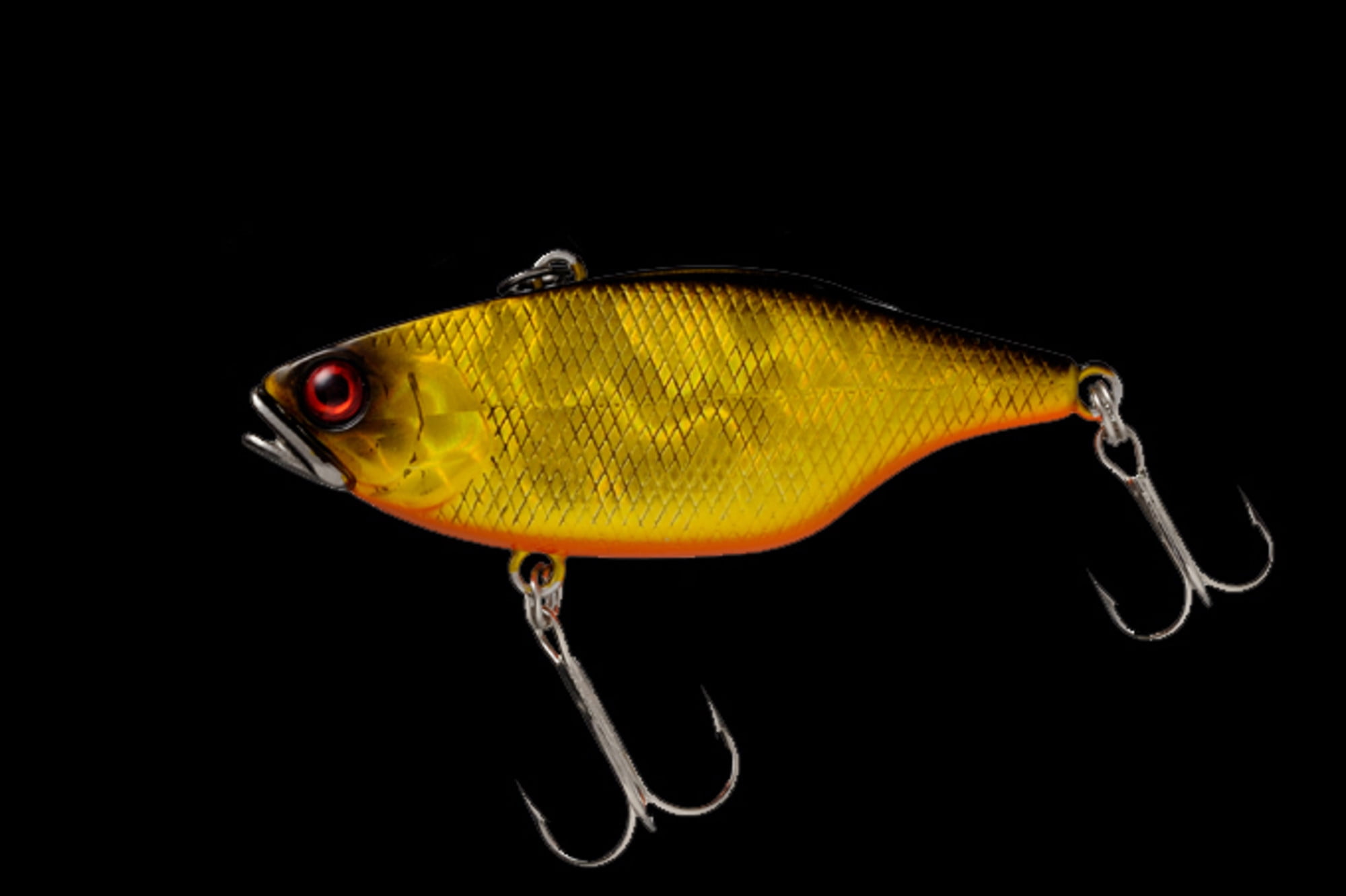 Jackall Fishing TN60 DK HL BLK GLD Lipless Crank Baits [JTN60DK-HLBG ...