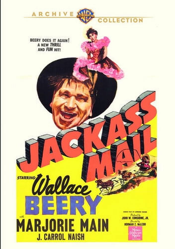Jackass Mail (DVD), Warner Archives, Western - Walmart.com