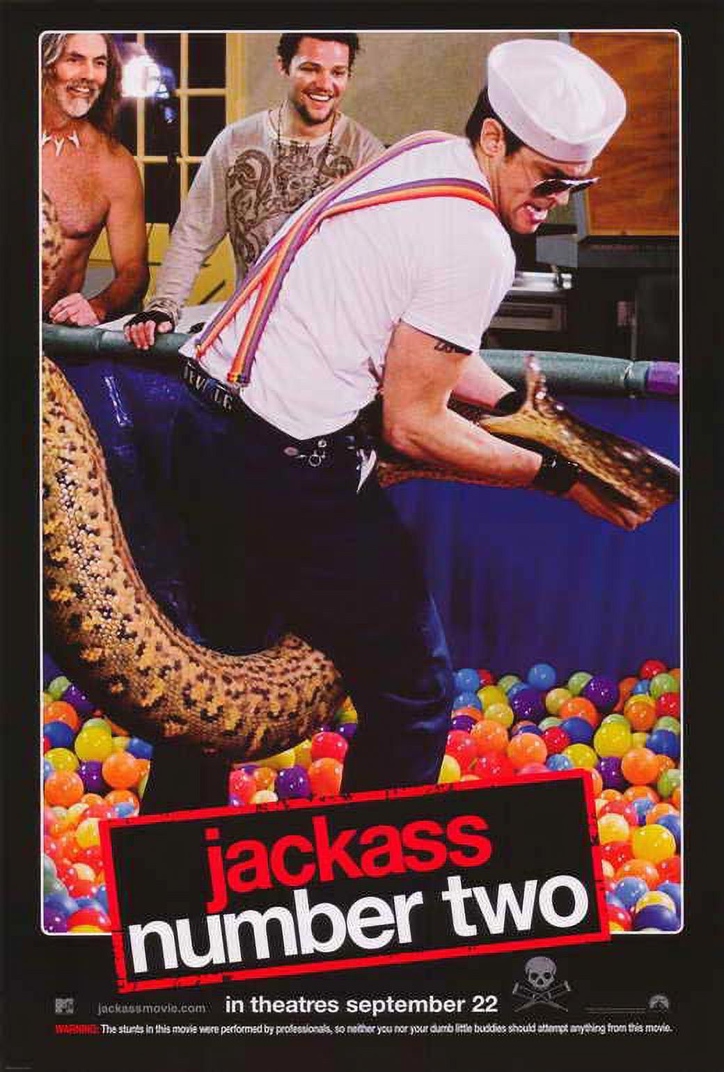 Jackass: Number Two - movie POSTER (Style E) (27" x 40") (2006 ...