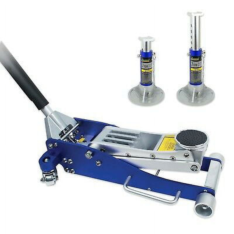 Jackco 3 Ton Low Profile Aluminum Racing Floor Jack with Aluminum Jack ...