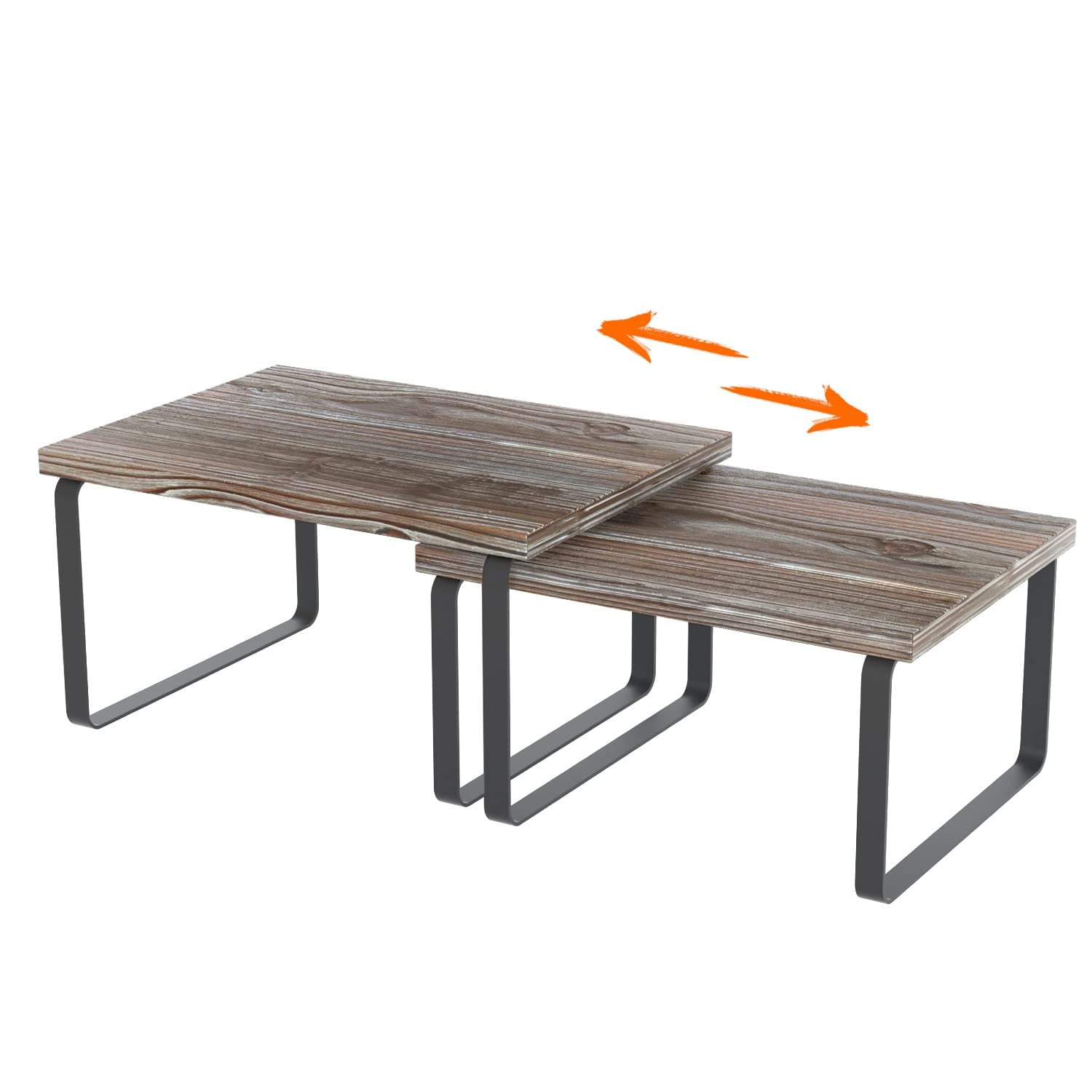 Jackcube Design Kitchen Cabinet Shelf Organizer, Countertop Riser, Wood ...