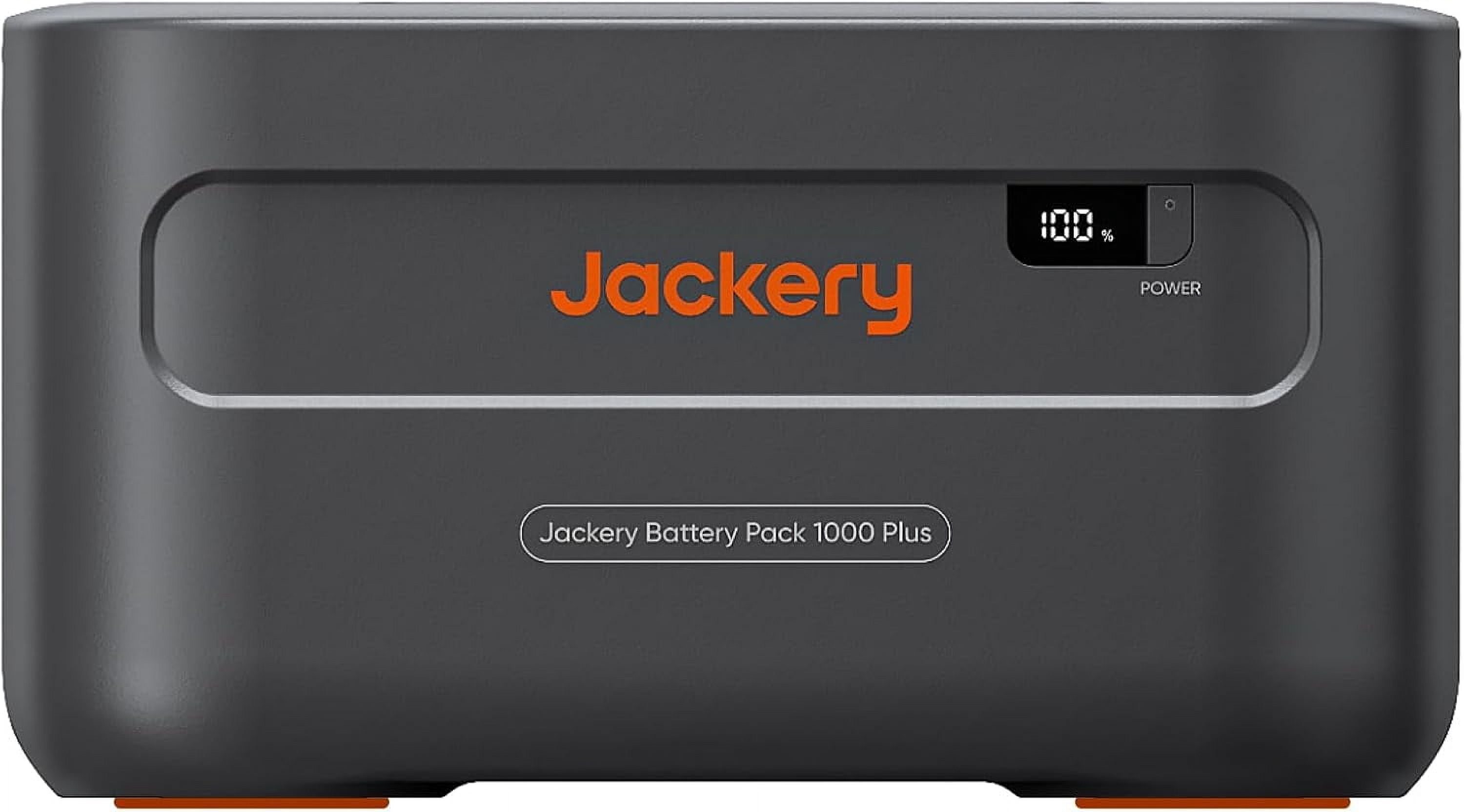 Jackery Expansion Battery Pack 1000 Plus, 1264Wh LiFePO4 Battery Pack ...