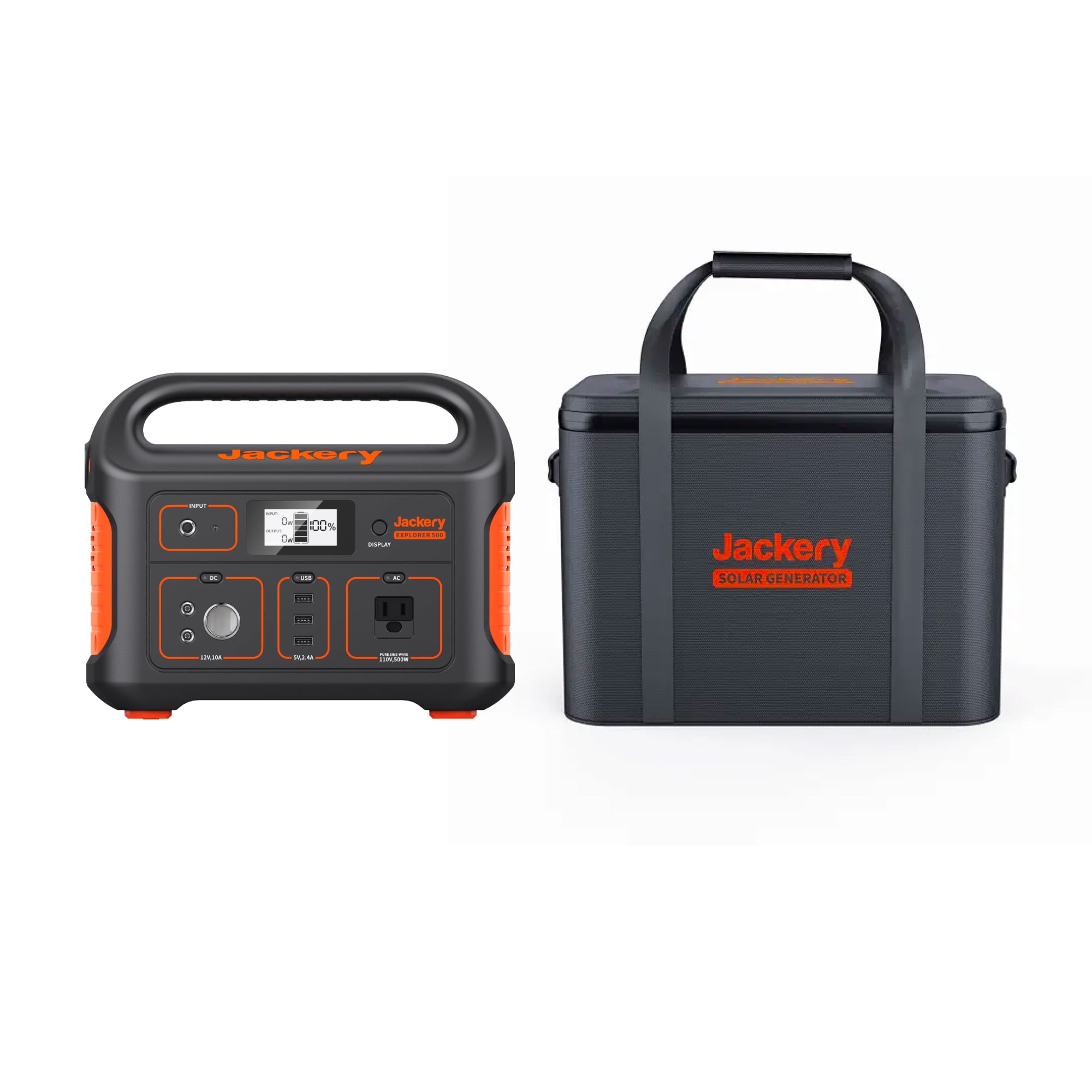 Jackery Explorer 500 Portable Power Station and S Size Carrying Bag ...