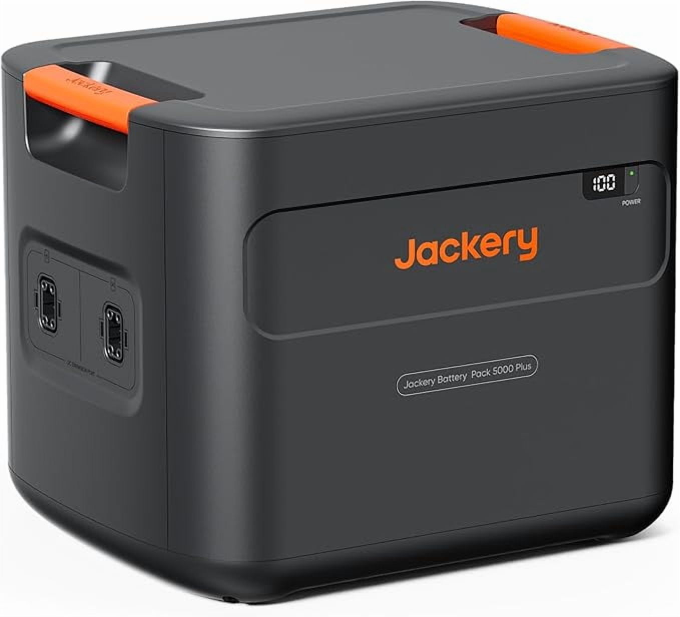 Jackery 5000 Plus Expansion Battery Pack, 5040Wh LiFePO₄, 4000 Cycles ...