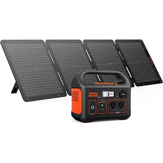 Jackery Solar Generator 300, 293Wh Lithium Battery Pack, 100W Solar ...