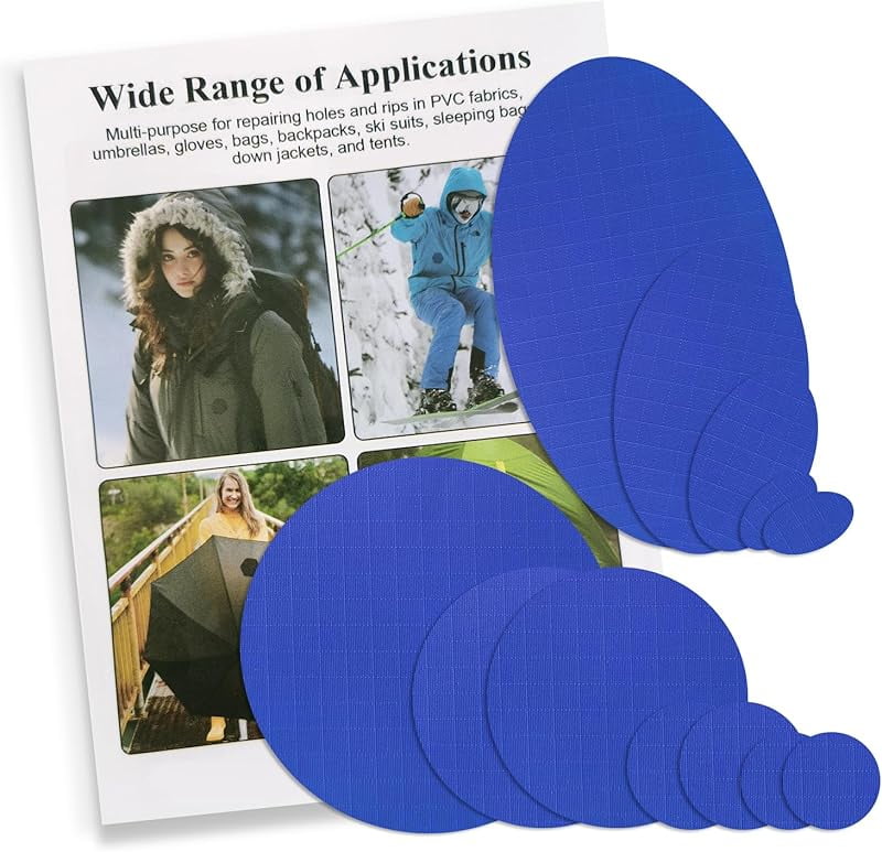 Down Jacket Repair Patches - Highly Effective Repair of Nylon Fabric ...
