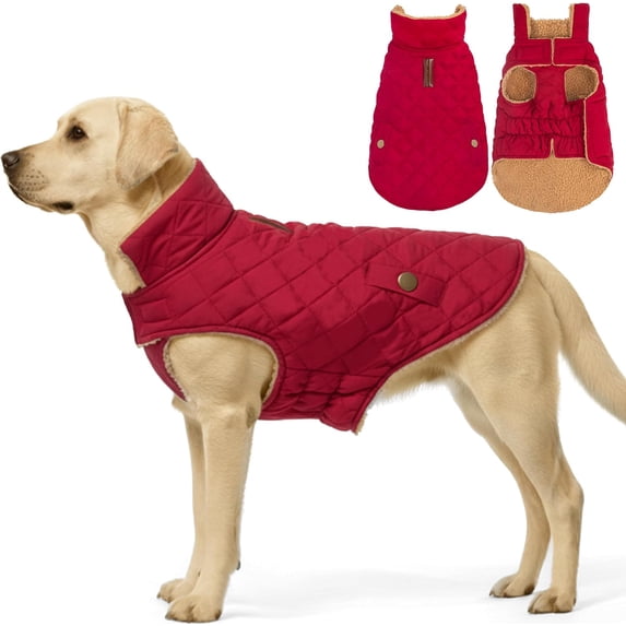 Jacket for Medium Dogs & Windproof Coat for Small Dogs with Thick ...